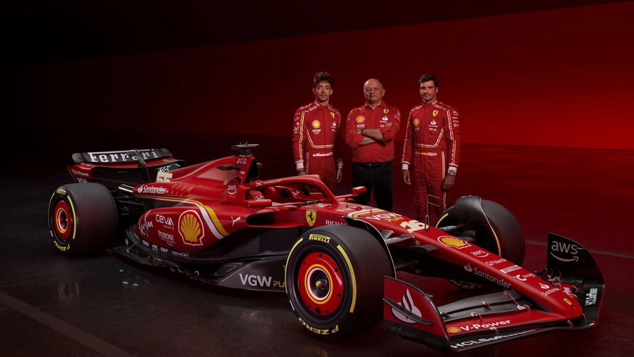 Ferrari take covers off revamped SF-24 2024 F1 car