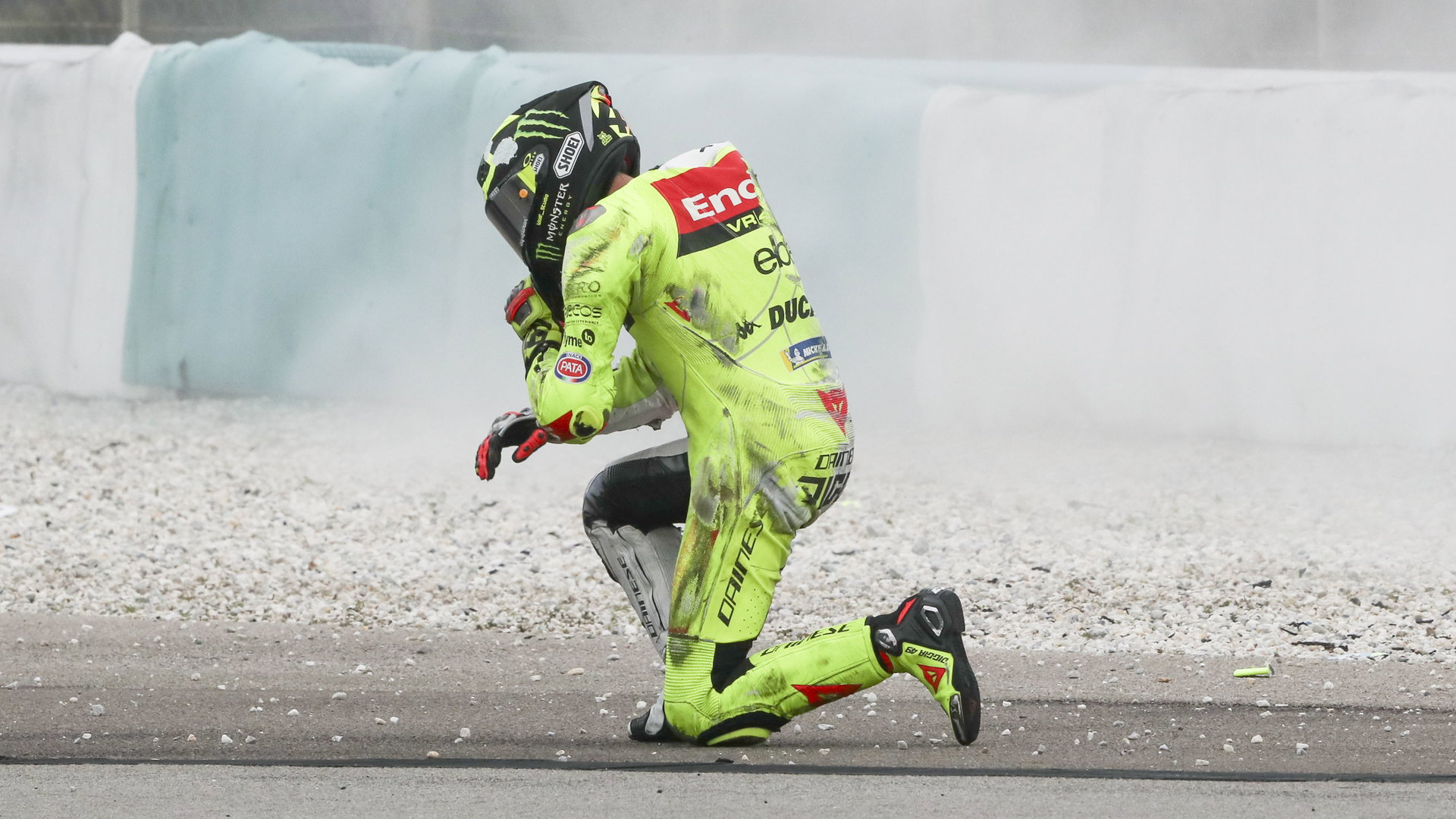 VR46 admit Fabio di Giannantonio injury came from a celebration-gone ...