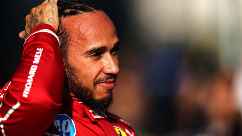 Lewis Hamilton ‘gobsmacked’ by stunning first Ferrari F1 pole