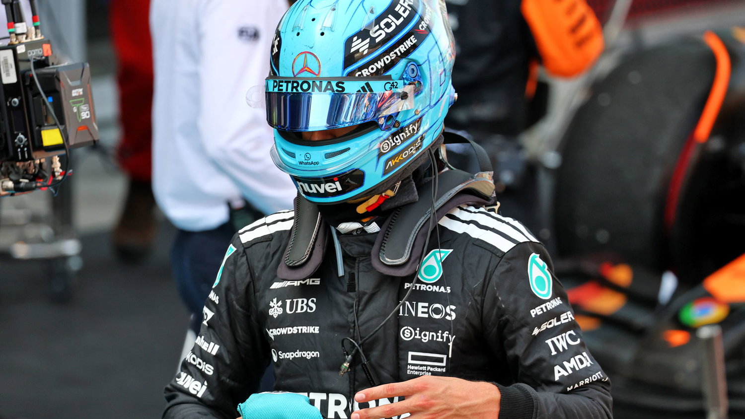 George Russell: Controversial Max Verstappen clash "felt deliberate ...