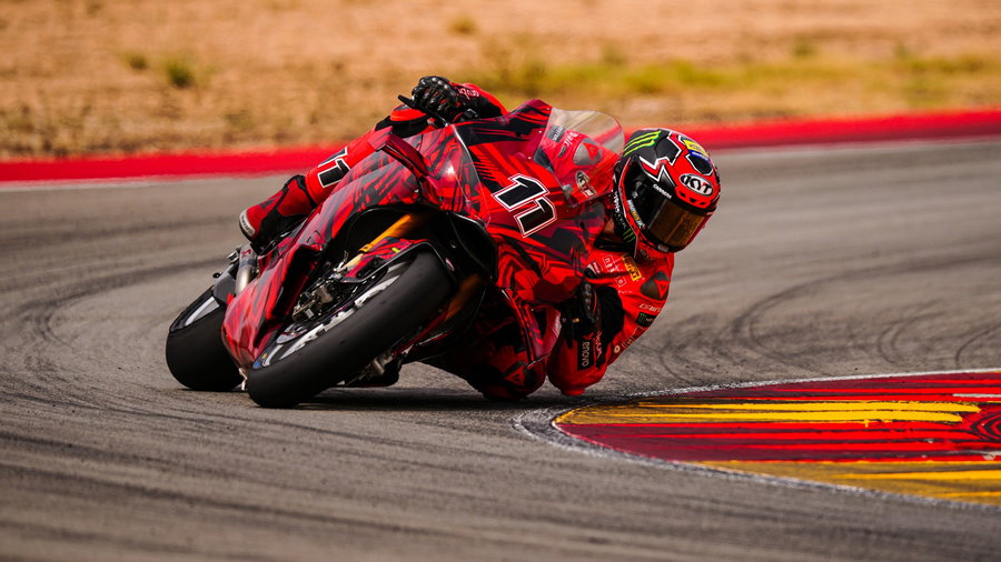 Nicolo Bulega gets a taste of 2026 Ducati Panigale V4 at Aragon test ...