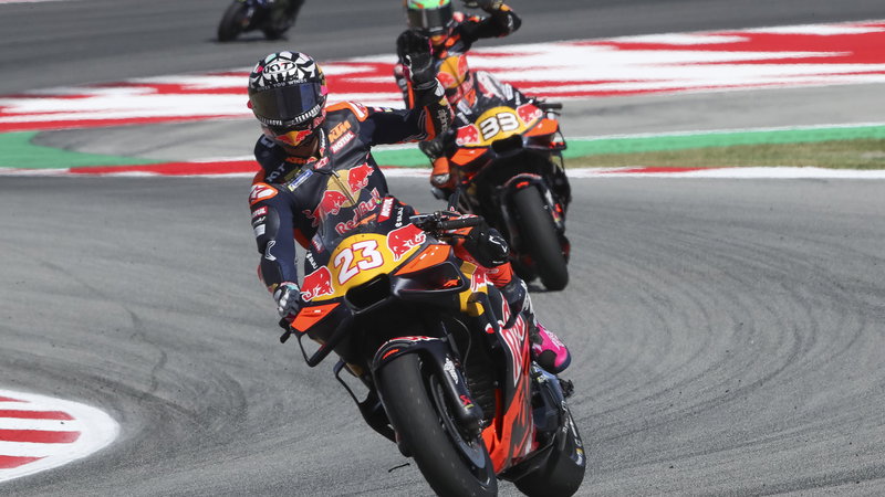 Enea Bastianini gets first KTM MotoGP podium: ‘Guenther Steiner a lucky ...