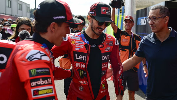 Marc Marquez “afraid” following Pecco Bagnaia’s smoking Ducati in Japan ...