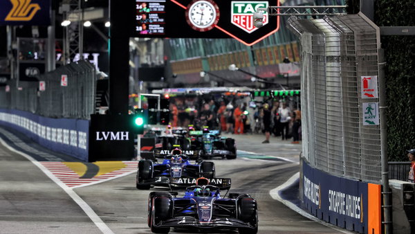 Williams F1 drivers Alex Albon, Carlos Sainz excluded from Singapore GP ...