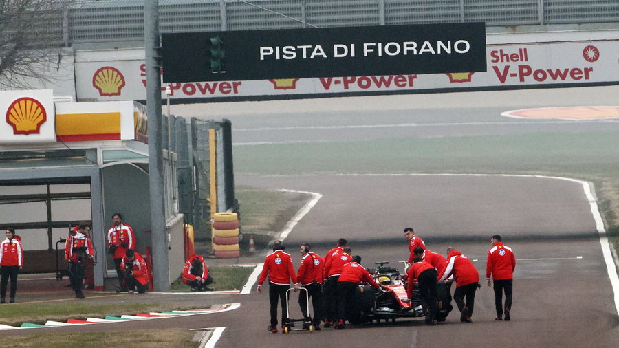 What caused Lewis Hamilton's sudden stop on track during Ferrari SF-26 ...