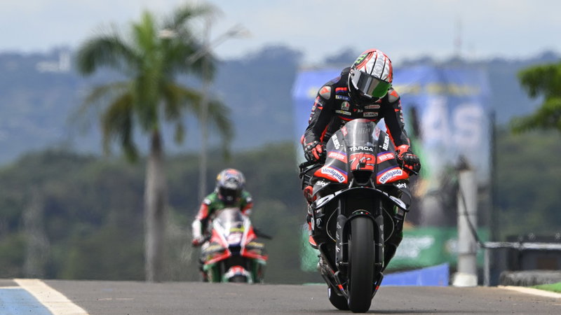 Marco Bezzecchi dominates shortened Brazil MotoGP after track issues ...