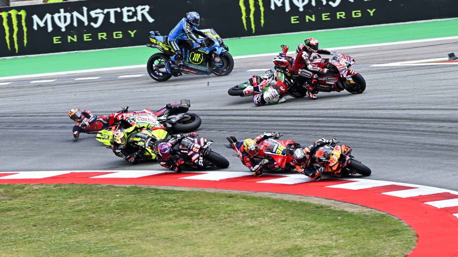 MotoGP riders propose Barcelona Turn 1 safety changes after Johann ...