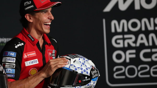Marc Marquez offers cheeky response to F1’s ‘former rider’ gaffe ...