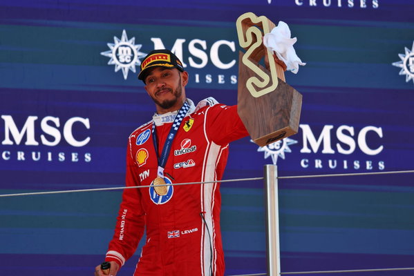 Ferrari chairman issues statement after magical Lewis Hamilton F1 win ...
